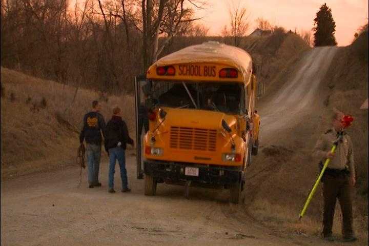 Photos: School Bus Rollover Crash