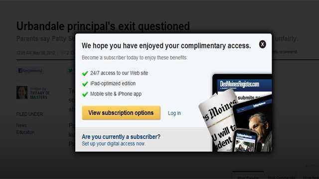 DM Register starts charging for online news