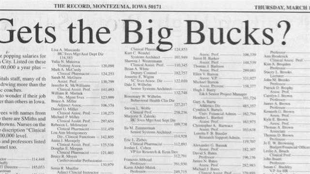 Newspaper article raises eyebrows