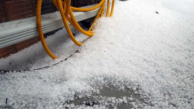 Photos: Hail storm hits northern Iowa