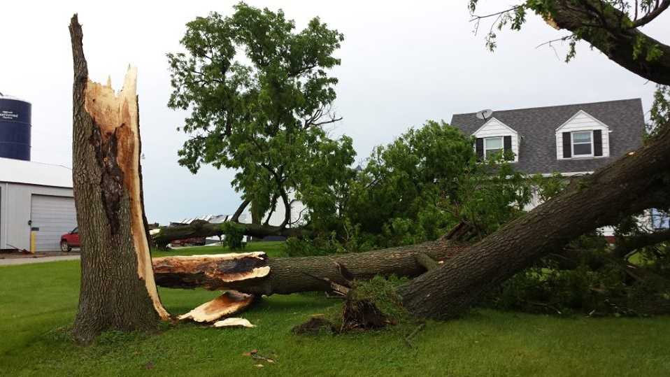 Photos: Storm damage in Iowa June 24