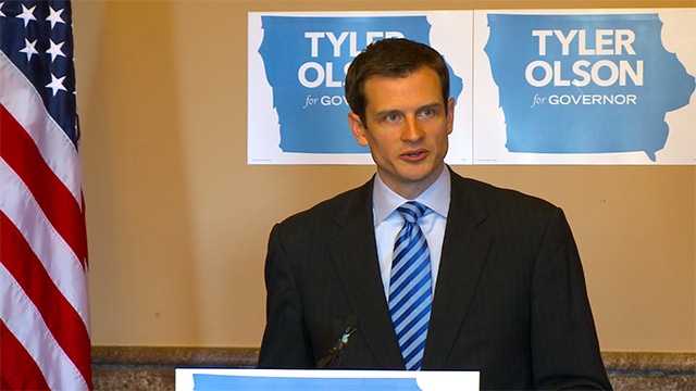 Tyler Olson announces campaign for governor