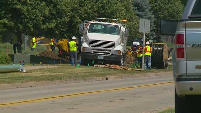 Photos: Evacuations underway due to gas leak