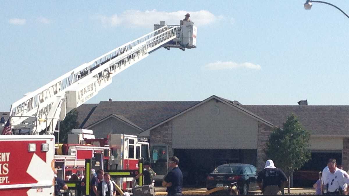 Photos: Crews battle Ankeny house fire