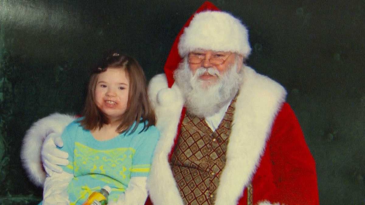 Children with special needs spend time with Santa