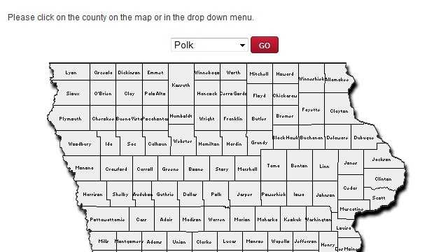 Precinct maps for Iowa's 99 counties now online