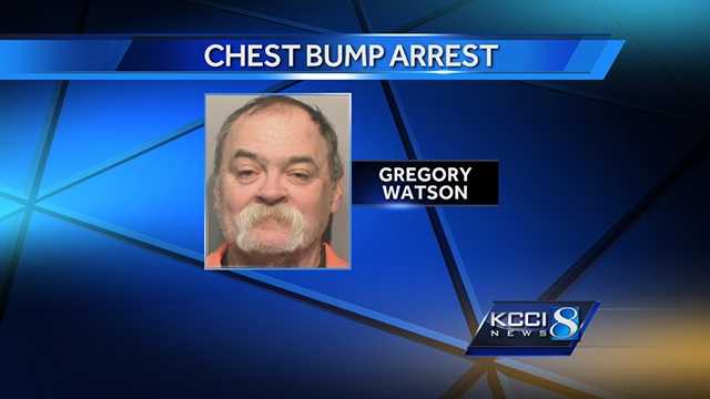 Man chest bumps firefighter trying to help him