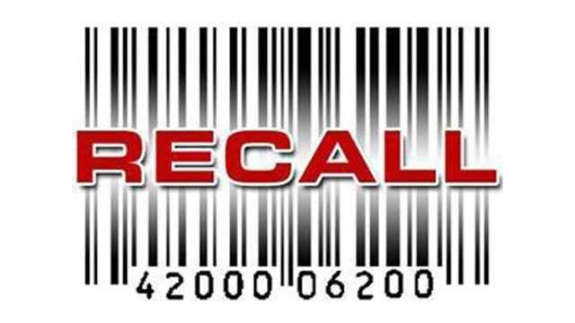 Store, vending machine snack product recall issued