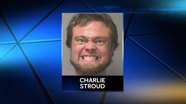Caller reports man yelling, screaming with knife in his mouth
