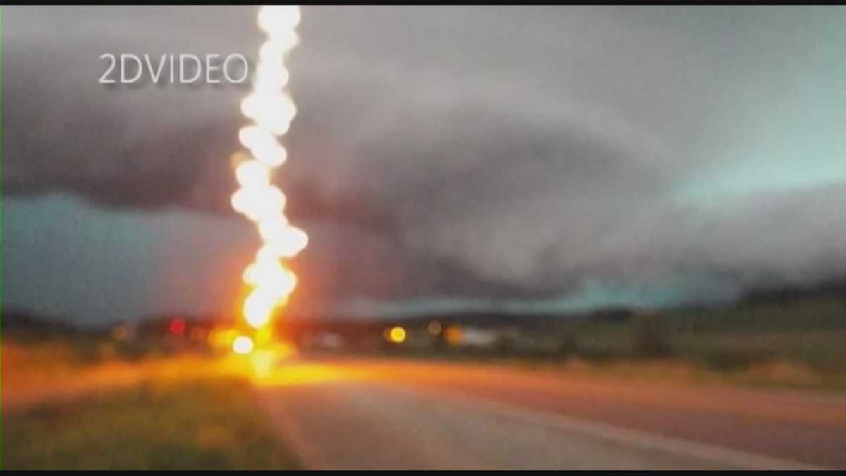 Man survives lightning strike Sunday