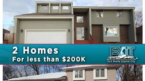 2 homes for less than $200K