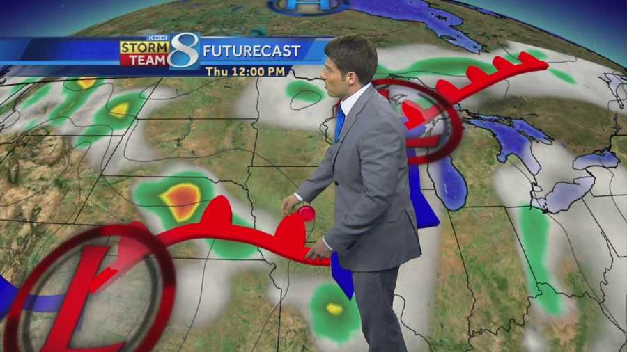 Updated timing for storms forecast tonight, overnight