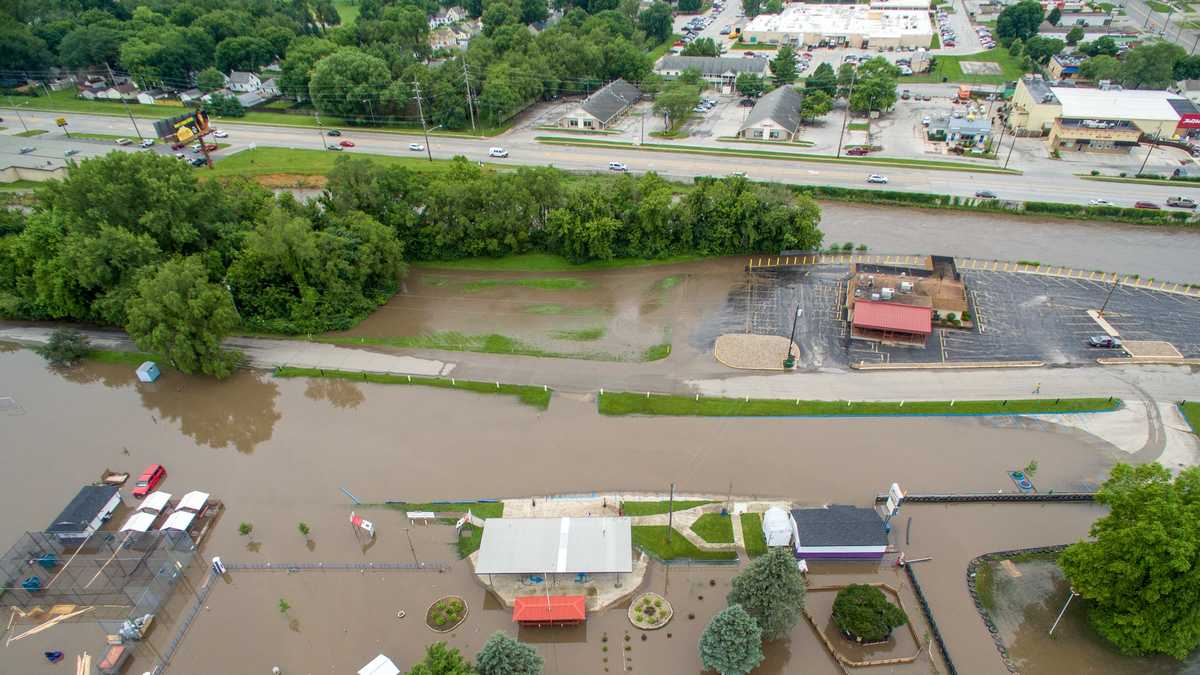 NEW photos: View flooding in Des Moines from the air