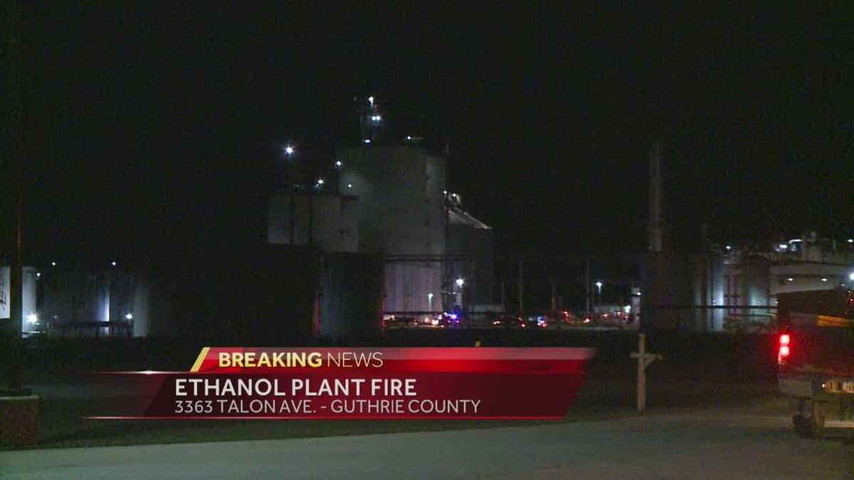 Several fire departments called to ethanol plant fire