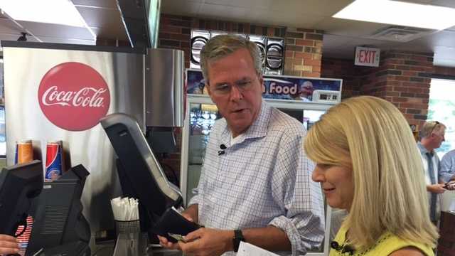 PHOTOS: Bush talks with KCCI in first Iowa TV interview