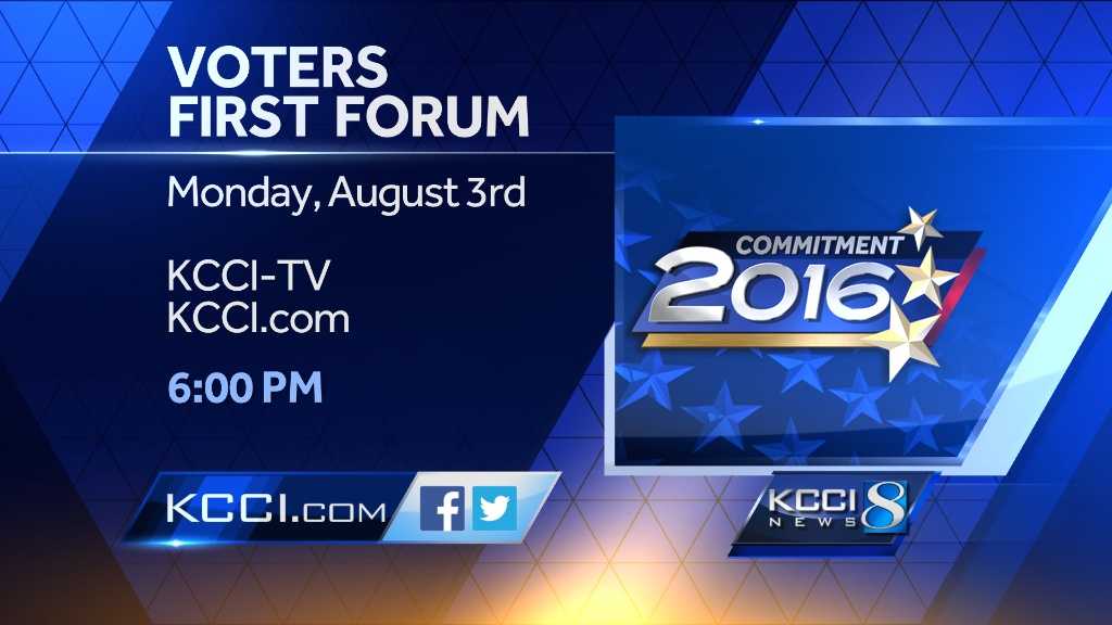 Watch Voters First Forum on KCCI 8.1 and KCCI.com