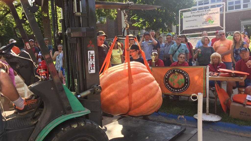 PHOTOS: Iowa State Fair Big Pumpkin Contest