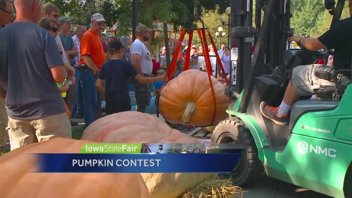 PHOTOS: Iowa State Fair Big Pumpkin Contest