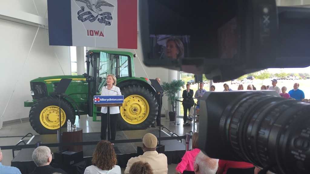 Help for new farmers, more fresh food part of Clinton plan