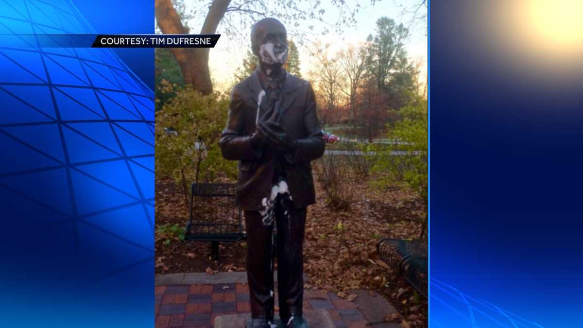 ISU investigating if statue vandalism was racially motivated