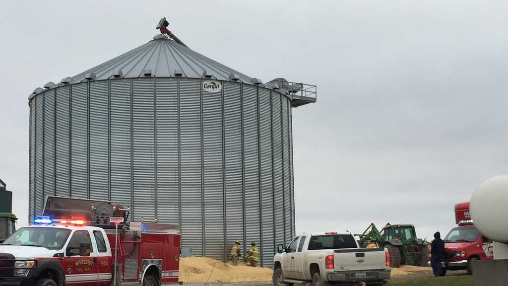 Man identified in three-hour grain bin rescue