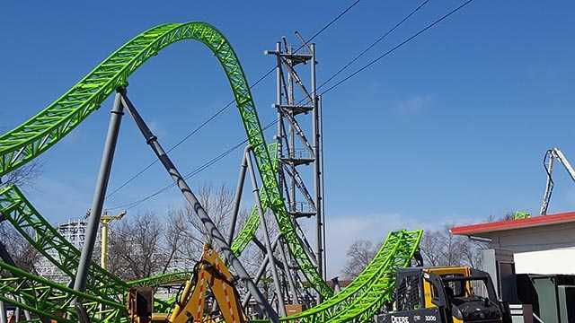PHOTOS: Sneak peek at new Adventureland roller coaster