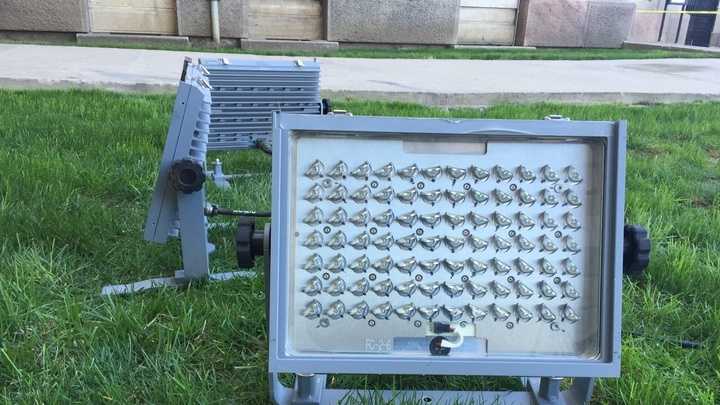 PHOTOS: Musco lighting being tested at Iowa Capitol
