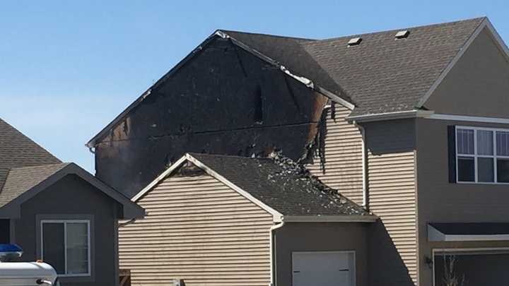 PHOTOS: Firefighters battle Ankeny house fire