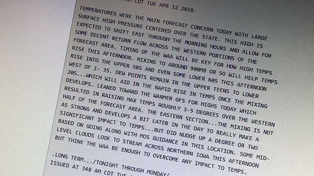 NATIONAL WEATHER SERVICE TO STOP YELLING IN ALL CAPS