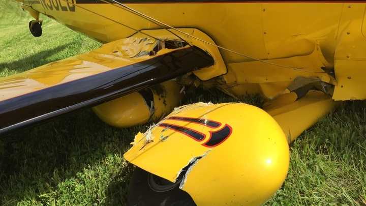 PHOTOS: Biplane crash in West Des Moines