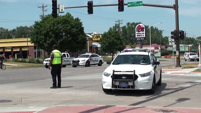 Large gas main rupture closes busy street