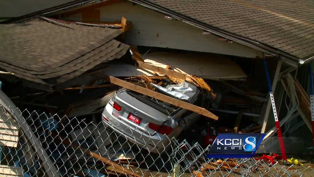Car just pulled from house after fatal roof collapse crash