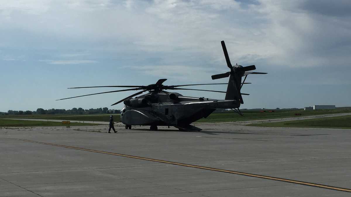 Navy Week: Navy chopper makes stop in Ames