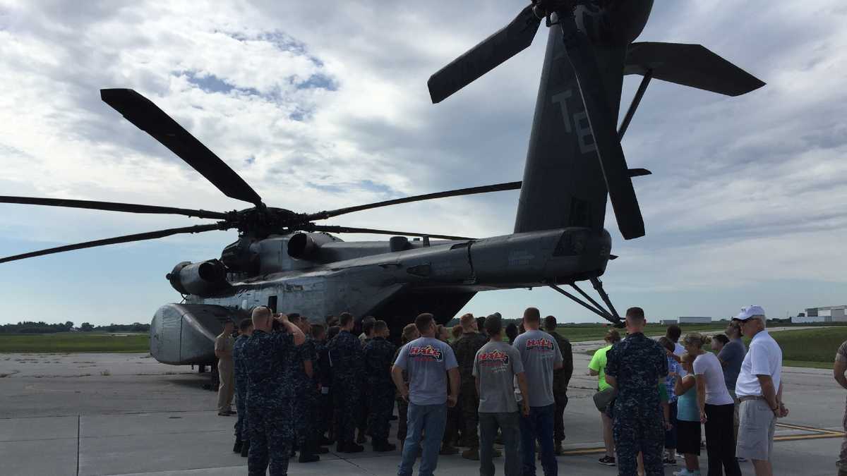 Navy Week: Navy chopper makes stop in Ames