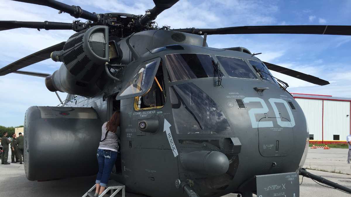 Navy Week: Navy chopper makes stop in Ames
