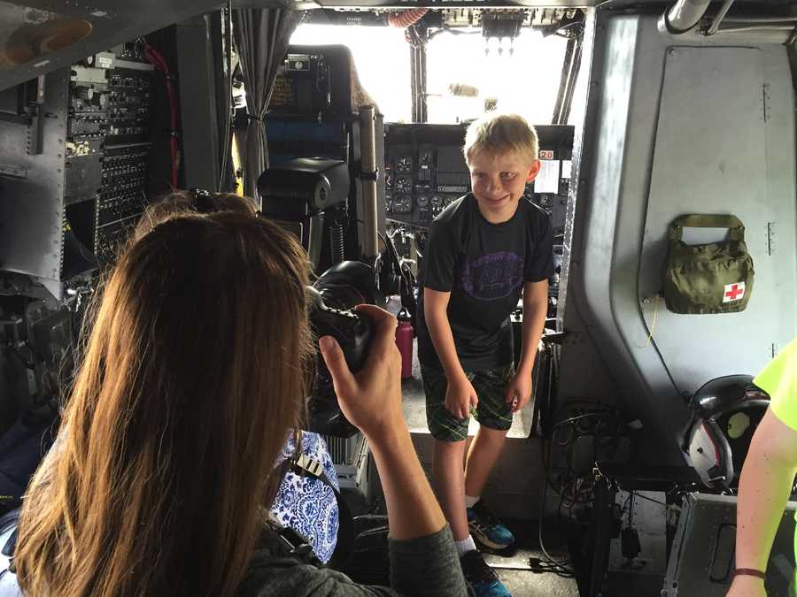 Navy Week: Navy chopper makes stop in Ames