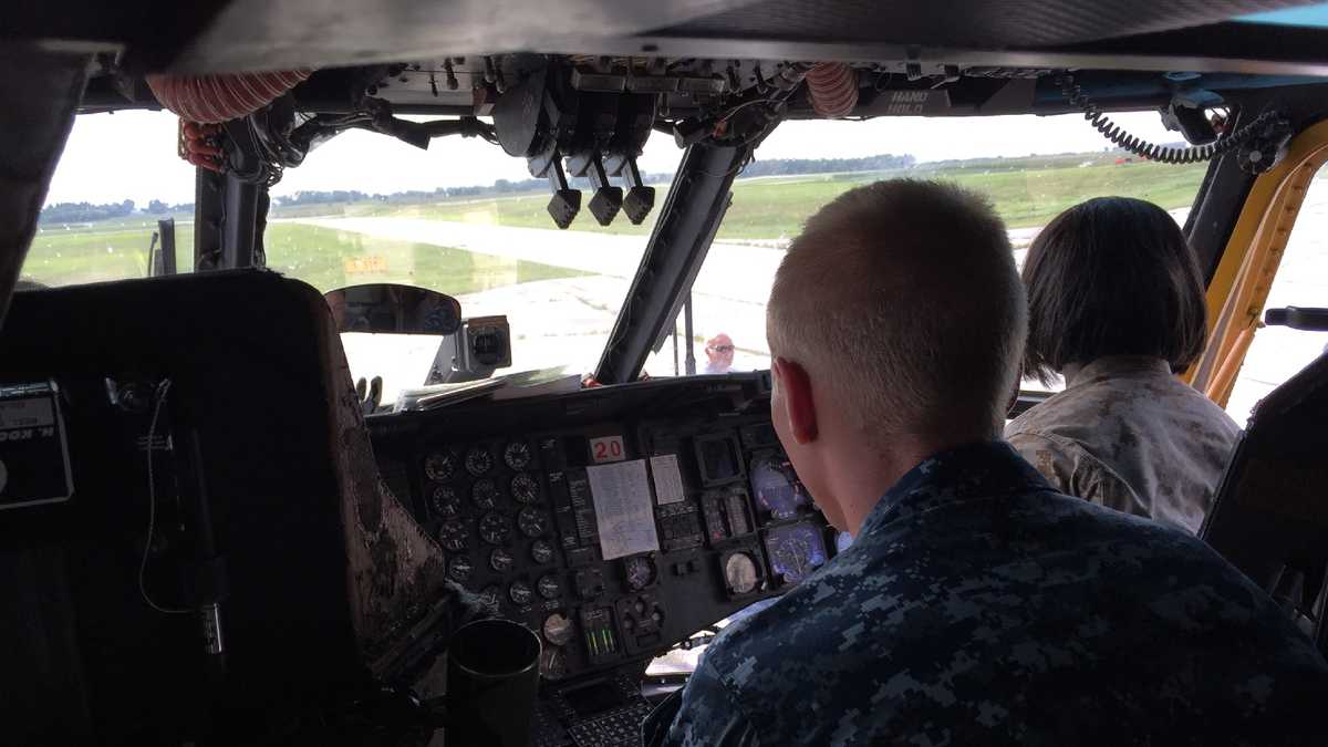 Navy Week: Navy chopper makes stop in Ames