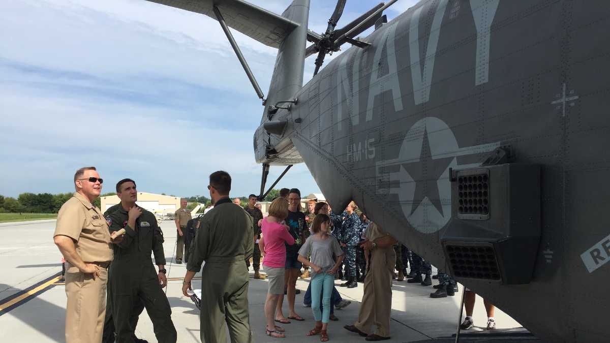 Navy Week: Navy chopper makes stop in Ames
