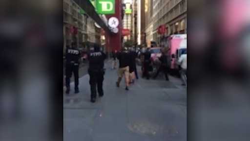 Off-duty NYPD officer attacked with meat cleaver