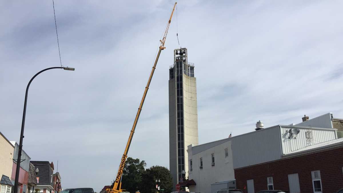 Bells removed from famous tower for repairs