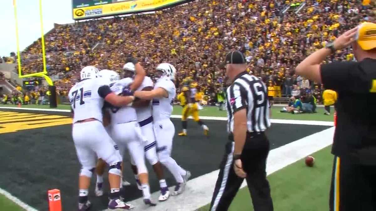 Northwestern upsets Iowa 38-31