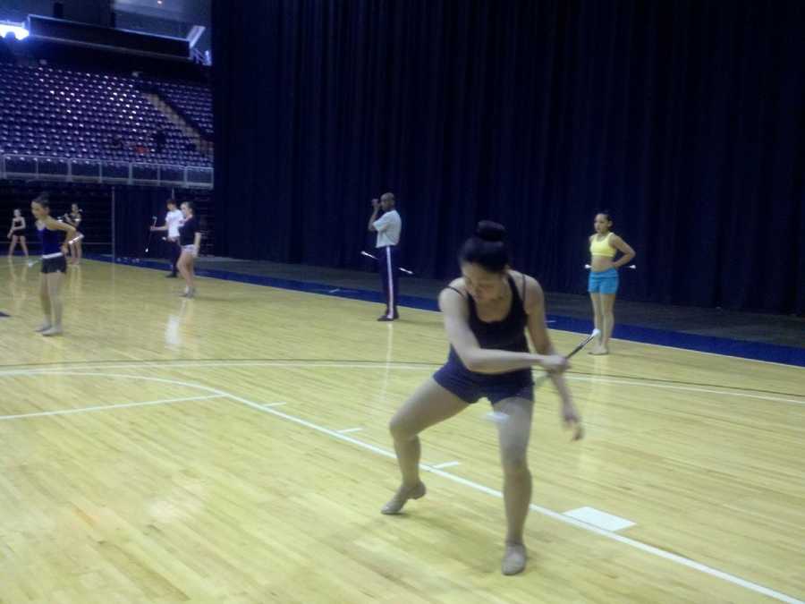 Photos From The Field: Baton Twirlers Want Spot on Team USA
