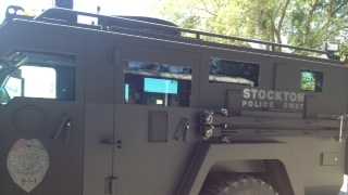 Stockton police get new armored SWAT car