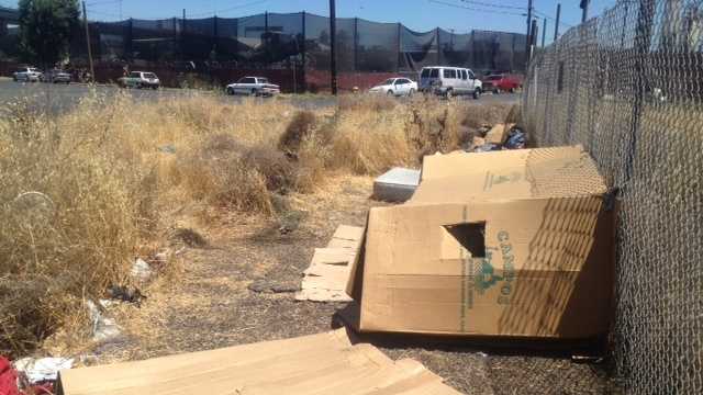Photos from the field: Police clear Stockton homeless camp