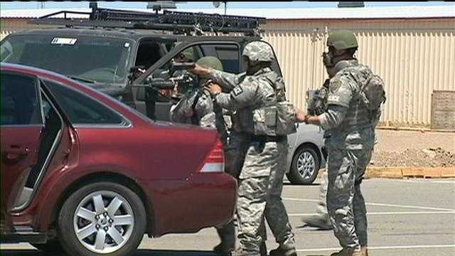 Photos: Behind the scenes at SWAT training