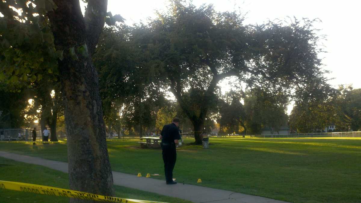 Photos from the field: Gold chain robbery turns deadly at Victory Park