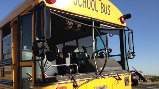 Photos: 1 dead in crash involving Elk Grove school bus