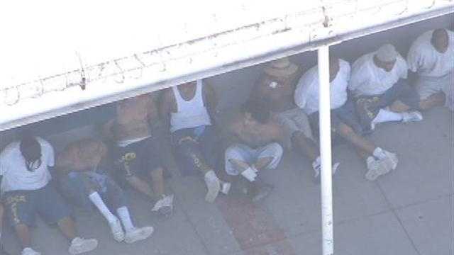 Photos: Inmates injured, 1 shot in Folsom fight