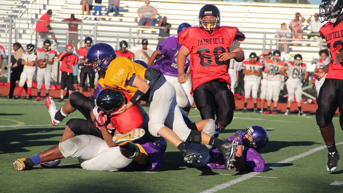 Best action shots from first half of football season