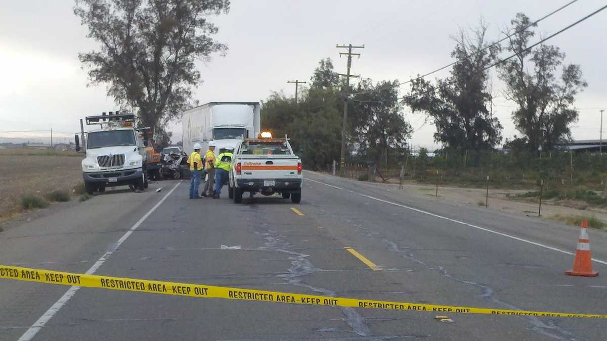 Photos: Caltrans worker injured, motorist killed in pileup crash